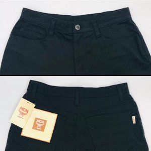 MCM | Pants & Jumpsuits | Auth Mcm Black Logo Pants Nwt | Poshmark